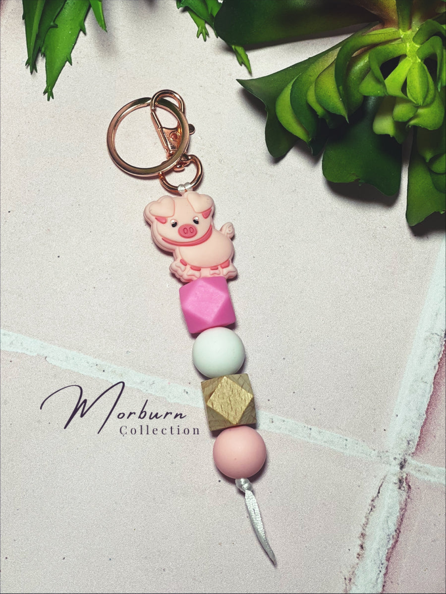 Pink Pig key ring – Morburn Collection