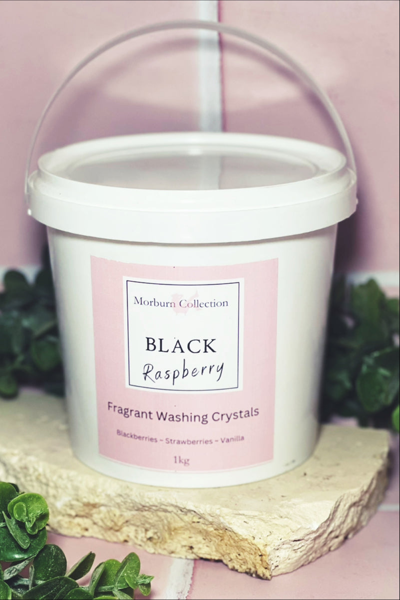 Black Raspberry Washing Crystals 1kg bucket – Morburn Collection