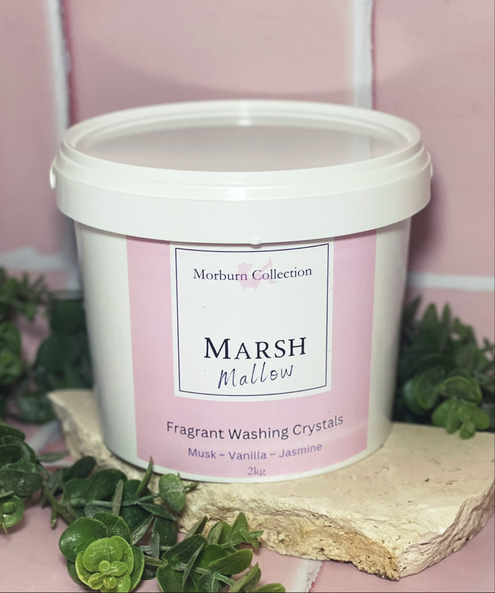 Marshmallow Washing Crystals 2kg bucket – Morburn Collection